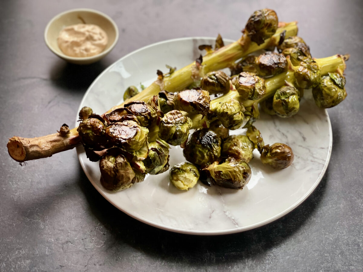Roasted Brussels Sprouts and Squash with Brown Butter and Crispy Sage ...